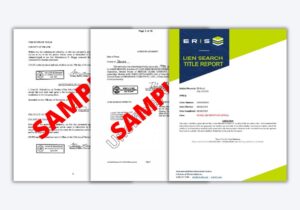 Bundle: Environmental Lien Search & Chain of Title - ERIS Environmental ...
